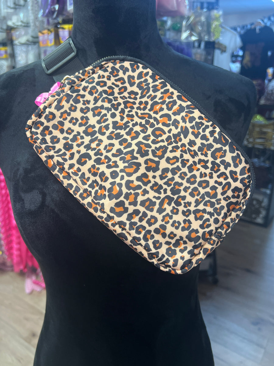 Layla Bum Bag Purses- "Brown Leopard" – The Silver Strawberry