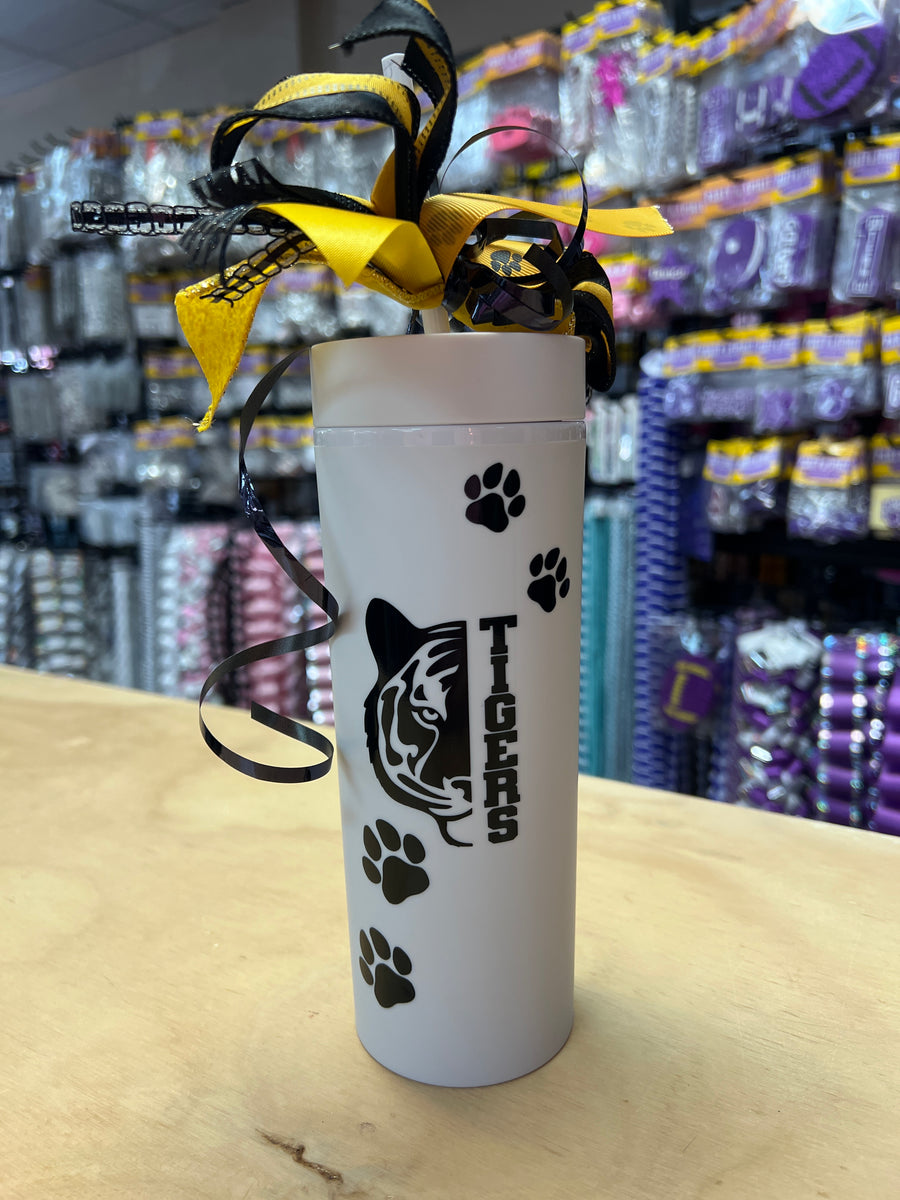 Smooth Skinny Tumbler- Tiger Head TIGERS – The Silver Strawberry