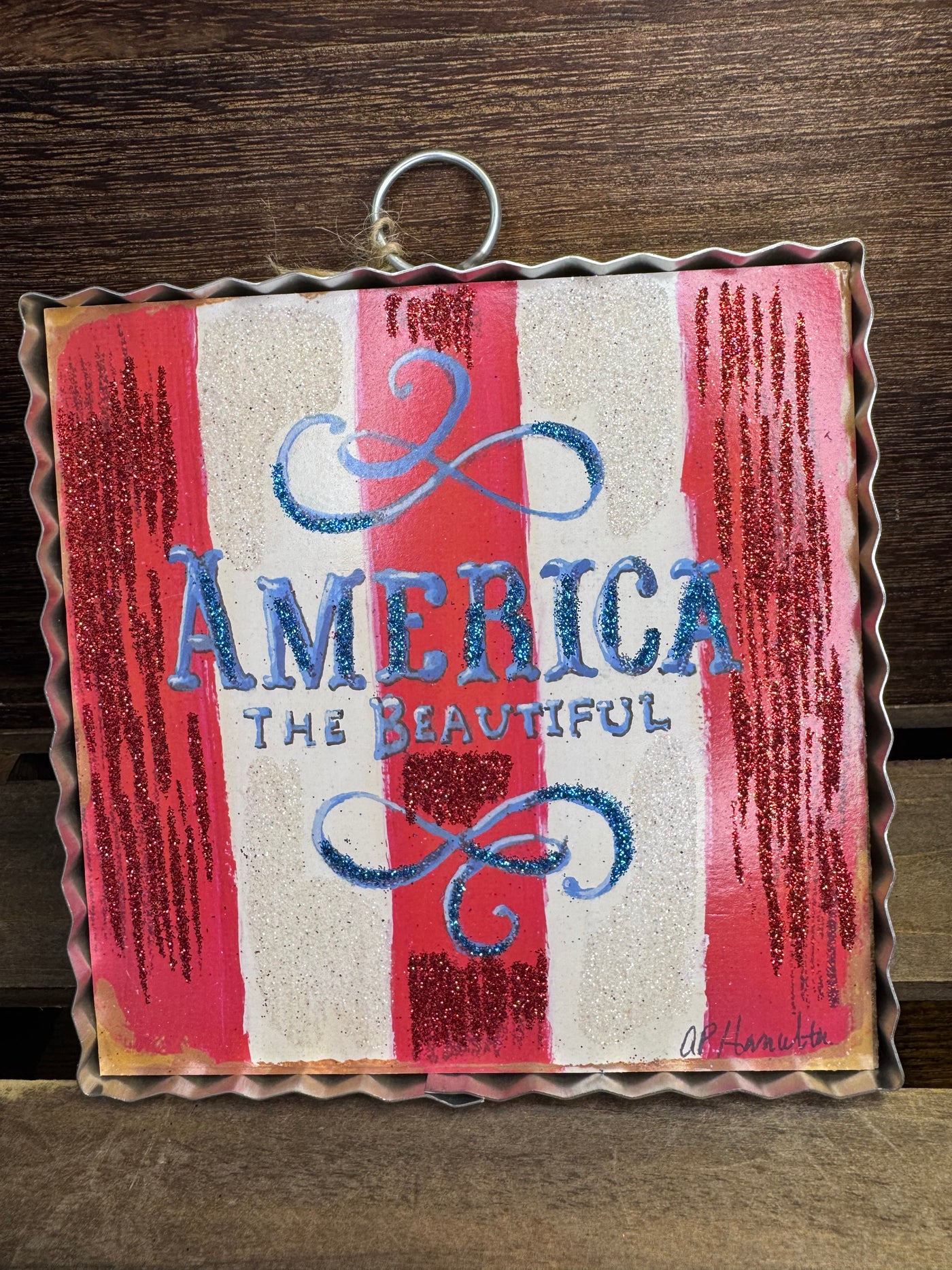 Round Top Collection- "America The Beautiful" Mini Display Charm – The ...