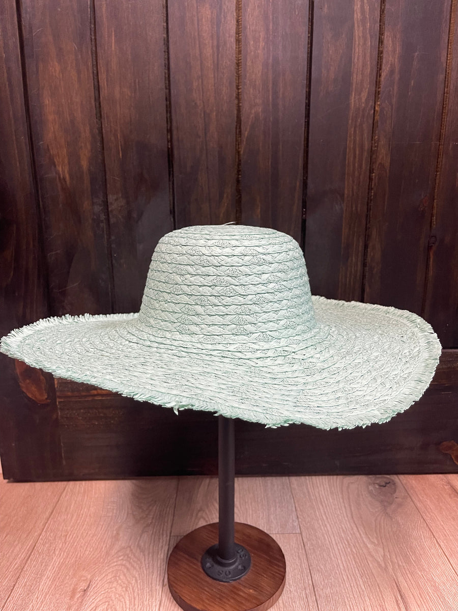 Floppy Hat- Mint Green – The Silver Strawberry
