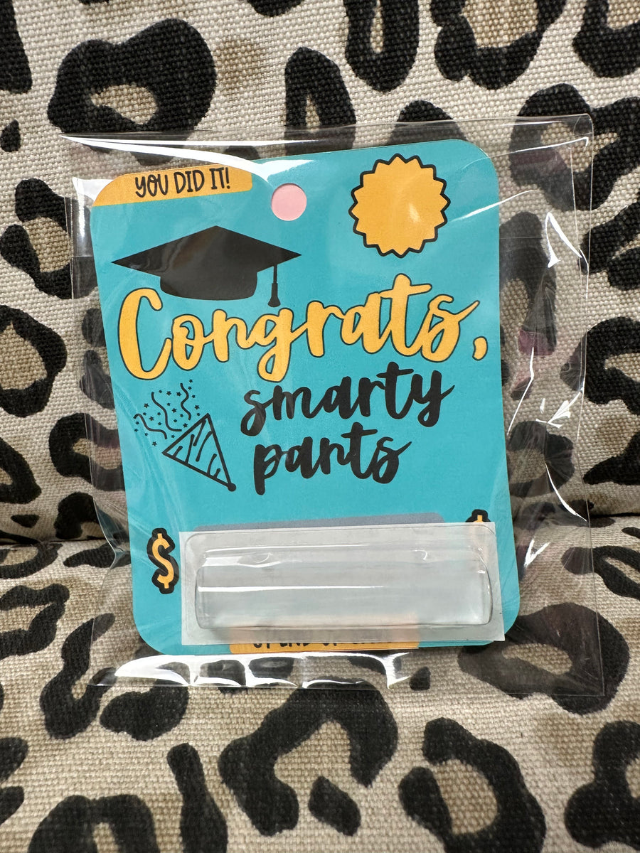 Money Cards- "Congrats Smarty Pants" – The Silver Strawberry