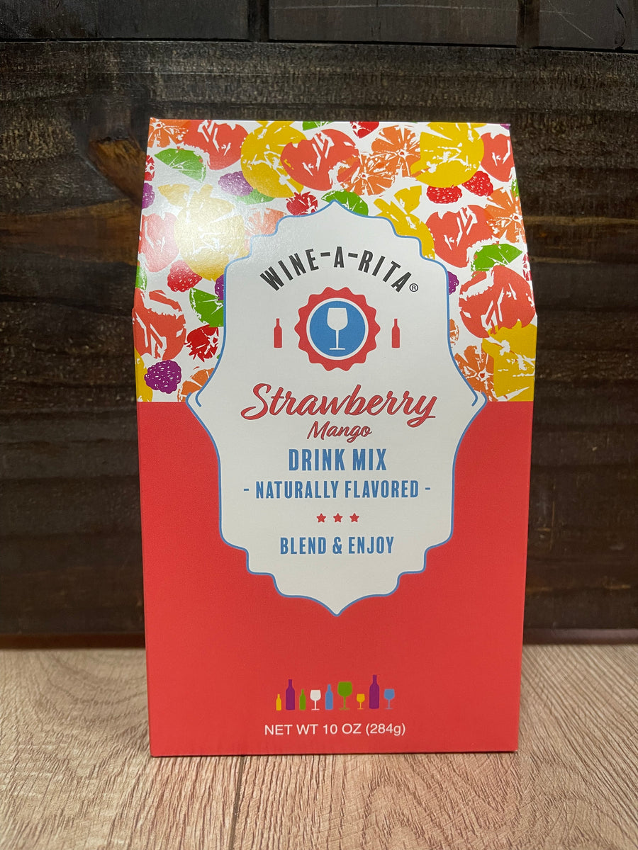 Wine-A-Rita Mix (10oz)- Strawberry Mango – The Silver Strawberry