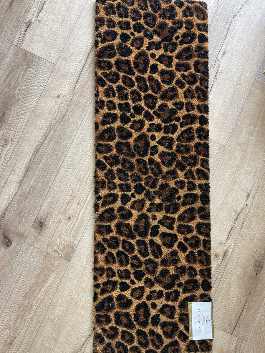 Outdoor Décor- Coir Cheetah Rug – The Silver Strawberry